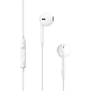 Apple EarPods in-Ear Earbuds with Mic and Remote Earbud Headphones White with USB-C to 3.5 mm Headphone Jack Adapter (Renewed)