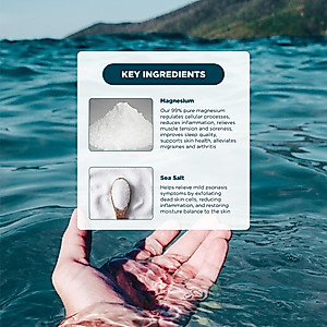 Abundant Natural Health Ocean Soothe Scalp Relief Spray with Highly Concentrated Magnesium Salt for Dry and Flaky Skin, Quick Absorption, All Natural and Fragrance-Free Leave-In Scalp Treatment, 60mL