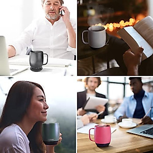 Nextmug - Temperature-Controlled, Self-Heating Coffee Mug (Ivory - 14 oz.)