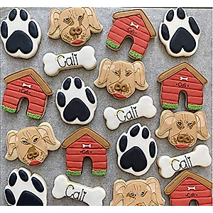 Dog Face Cookie Cutter, 4" Made in USA by Ann Clark