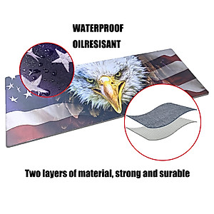 CREVIV Gun Cleaning Mat, Large Size 16"x43" Inch Cleaning mat Include Gun Cleaning Kits(Sponge), Suitable for Pistol Shotgun Rifle Cleaning