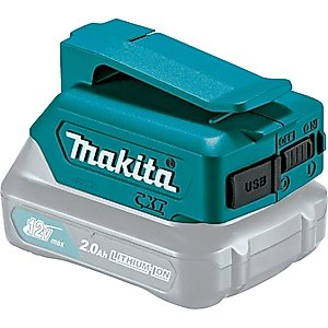 Makita MT01R1 12V max CXT Lithium-Ion Cordless Oscillating Multi-Tool Kit (2.0Ah) with ADP06 12V max CXT Lithium-Ion Cordless Power Source