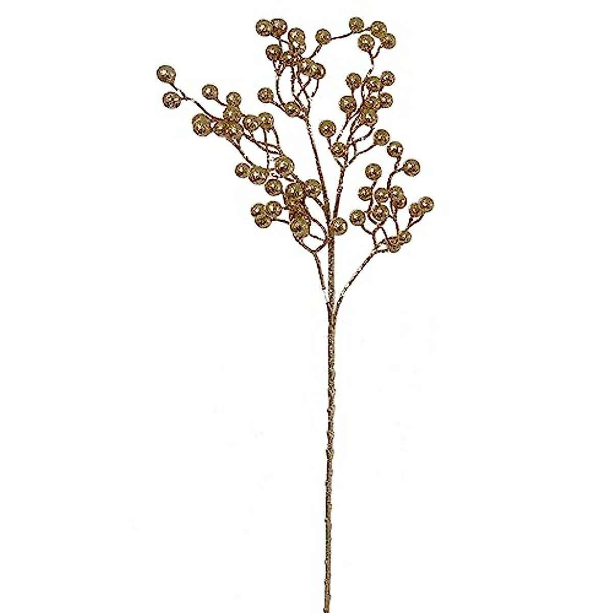 26" Gold Glitter Ball Spray - Pack of 20 - Sparkling Decorative Accent for Crafts and Events"