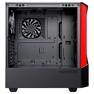 GAMEMAX Contac COC BR Black / Red Steel / Tempered Glass ATX Mid Tower Computer Case
