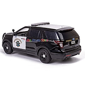 Motormax 1/24 CHP California Highway Patrol B&W Ford PI Utility Police SUV