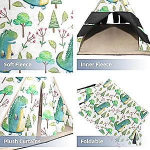 RATGDN Small Pet Hideout Funny Animal Baby Dinosaur Hamster House Guinea Pig Playhouse for Dwarf Rabbits Hedgehogs Chinchillas