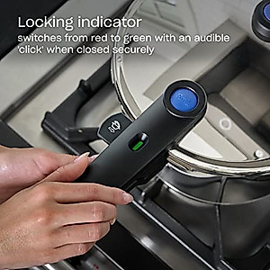 Fissler Vitaquick Stovetop Pressure Skillet - Premium German Construction - Built to Last for Decades - Safe & Easy Pressure Cooker with Metal Lid - For All Cooktops - 2.6 Quarts