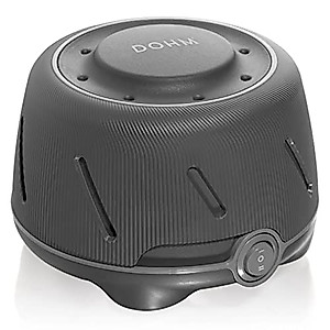 Yogasleep Dohm (Gray) The Original White Noise Machine, Relaxing Natural Sound from a Real Fan, Noise Cancelling For Office Privacy, Sleep Aid For Adults & Baby, Travel Size Pink Noise Machine