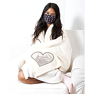 Pavilion Gift Company Survivor - 50x60 Royal Blush Throw Blanket