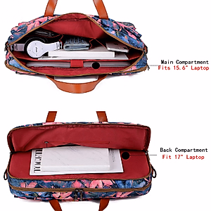 Baosha Multicoloured 17inch Laptop Computer Bag Messenger Bag Briefcase for Women BC-07 (HS)