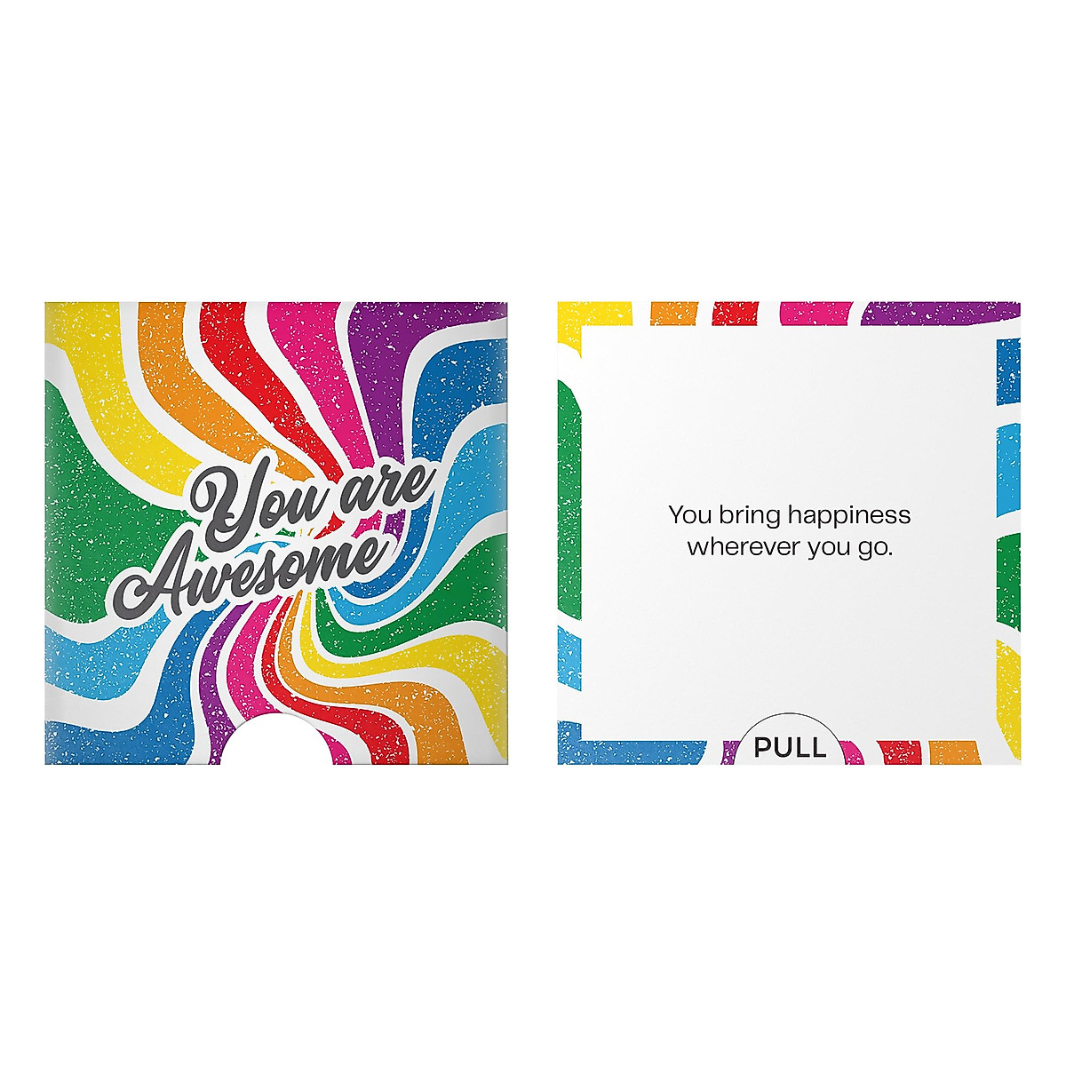 Dessie Awesome Cards - 40 Unique Mini Encouragement Cards w/Inspirational Messages 2.5" x2x5. Employee Appreciation Gifts. Teacher Appreciation Cards in Bulk. Positive Affirmation Cards.
