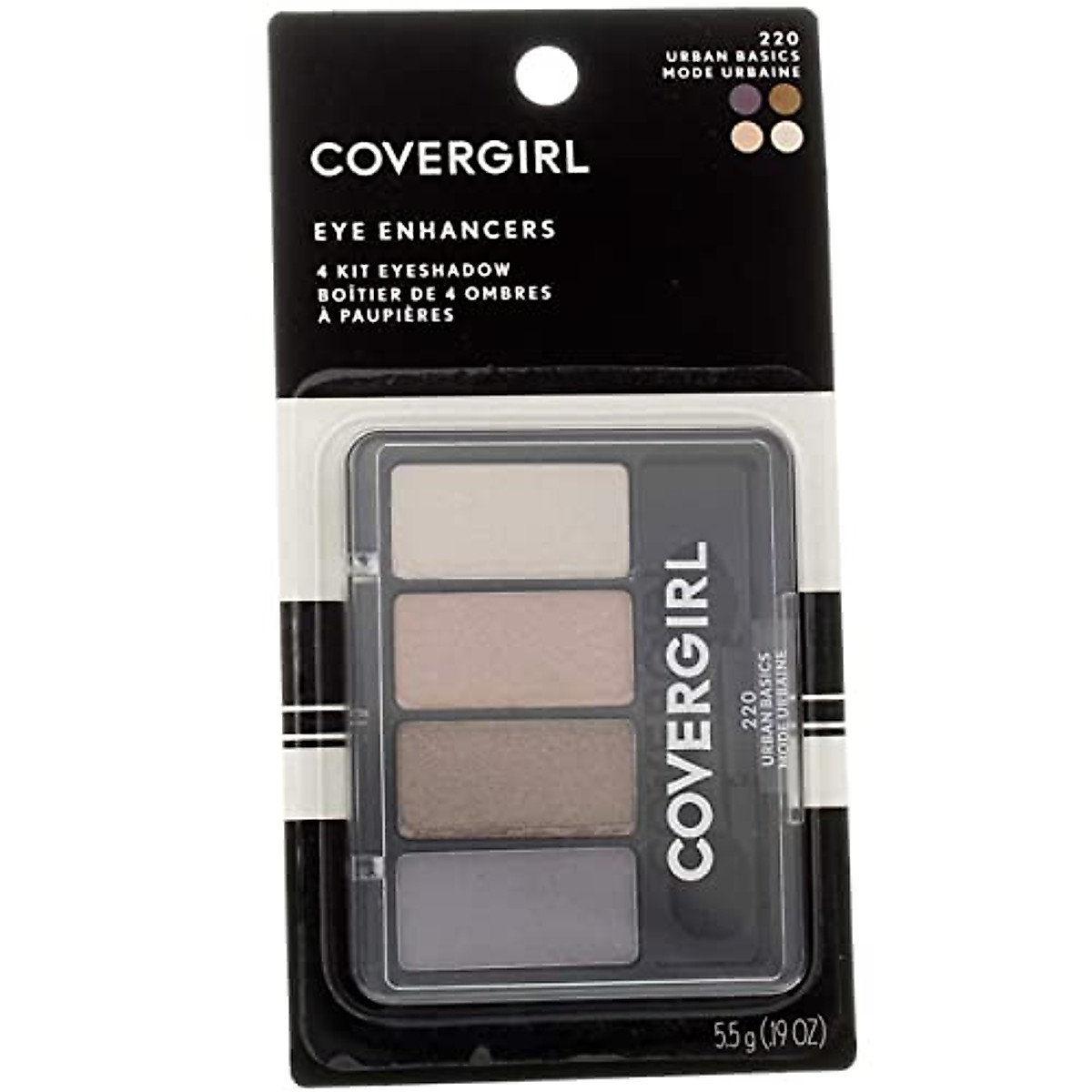 Covergirl Eye Enhancers Mix-and-Match-Quad Shadow 220 Urban Basics, 0.8 Ounce
