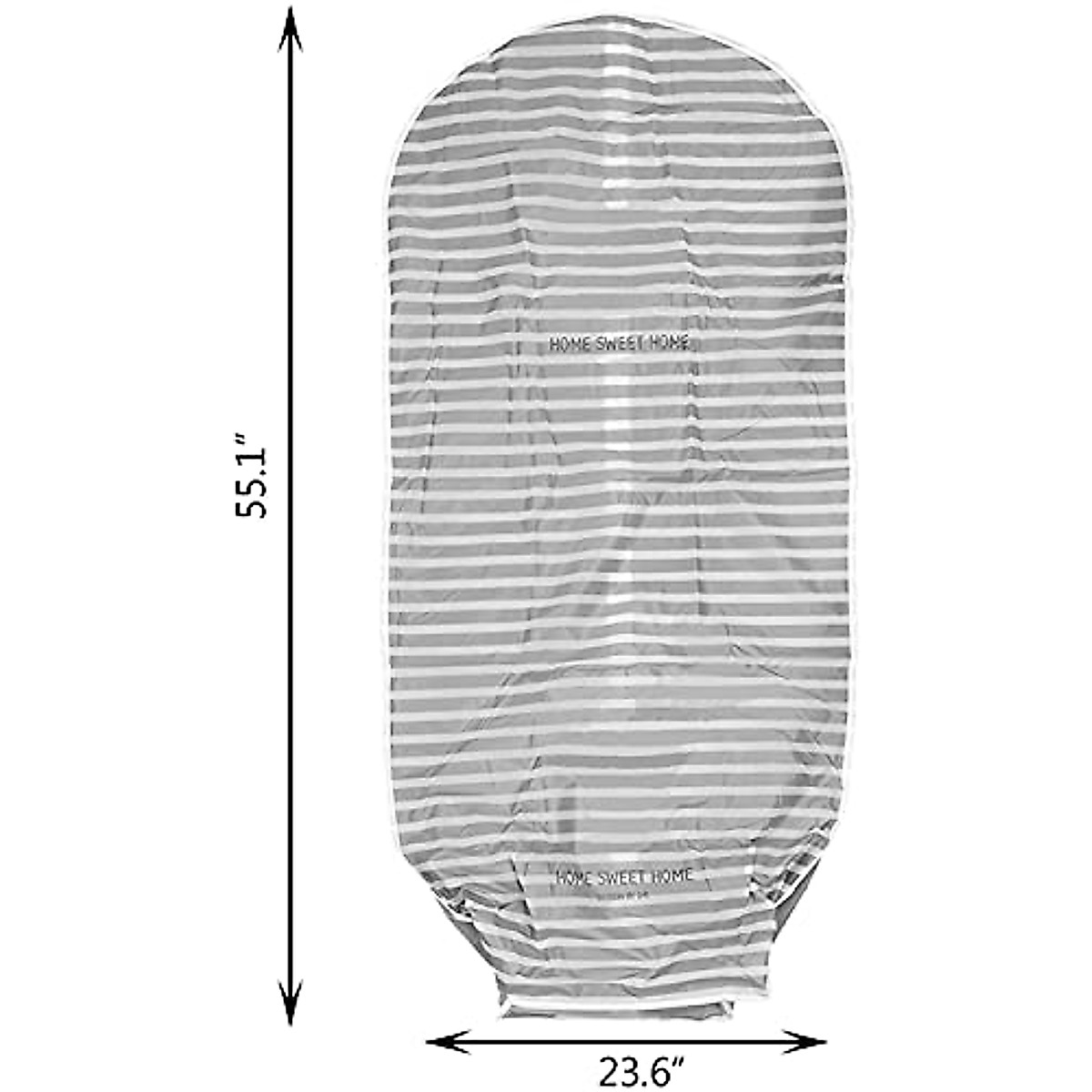 LiXiongBao 2 Pack Standing Round Fan Dust-Proof Cover Electric Fan Dust Cover Guard Protector Electrical Appliances Plastic Guard household Floor Fan Cover Protective Cover