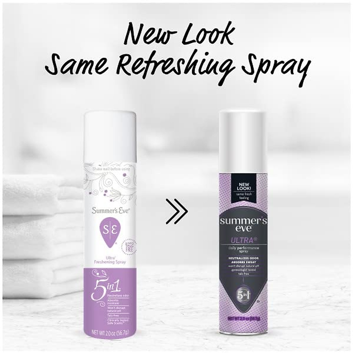 Summer's Eve Ultra Daily Active Feminine Spray, pH balanced, 2 oz. (Pack of 2)