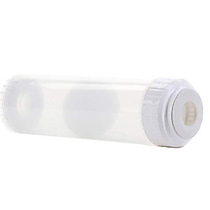 Empty, Clear Refillable Reusable Water Filter Cartridge Universal (2.5" x 10") for DI Resin and Other Media Sold by Oceanic Water Systems