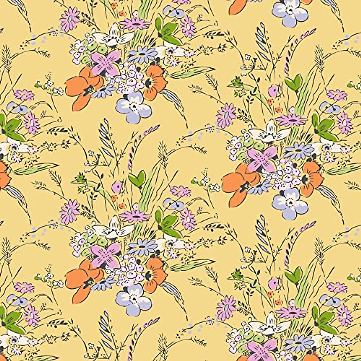 Vera Bradley Women's Recycled Lighten Up Reactive Zip ID Case Wallet, Sunlit Garden, One Size