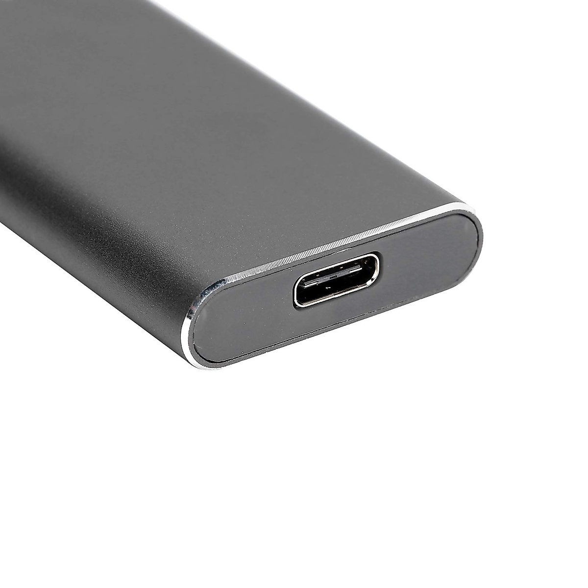 wendeekun Aluminum Portable External Solid State Drive SSD Hard Shell, Solid State Drive M.2 to USB3.1 NVME Key Adapter M2 SSD Hard Shell Computer Accessories,Sturdy and Wear-Resistant