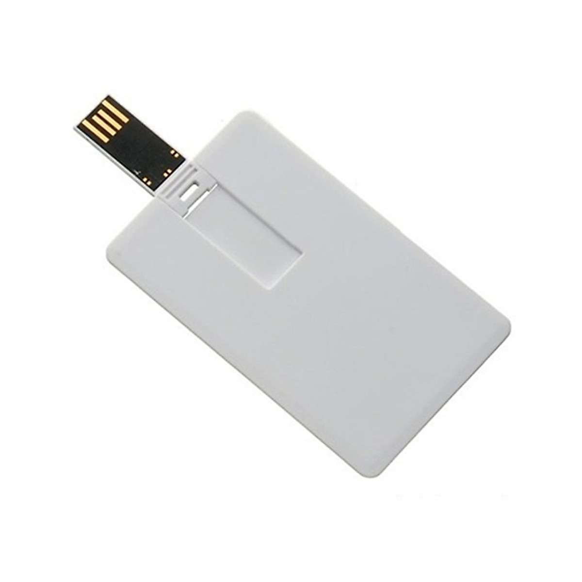 Wafer USB Bussiness Card Flash Drive Blank DIY Memory Stick Wholesale Bulk Pack 10 (16GB USB 3.0, White)