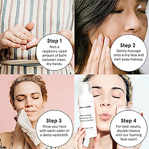 grace & stella Cleansing Balm (4.3 oz/125 ml) Makeup Cleansing Balm - Makeup Remover Balm for All Skin Types to Gently Meltaway Mascara, Eyeliner and Makeup - Fragrance Free, Vegan