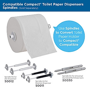 COMPACT® CORELESS 2-PLY RECYCLED TOILET PAPER BY GP PRO (GEORGIA-PACIFIC), 36 ROLLS PER PACKAGE