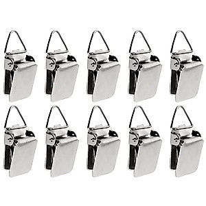 Hanging Clips Pack of 10 Triangle Back Medium Power for Tapestry Small Rugs,Towel, Shawl and Paintings by Wise Linkers …
