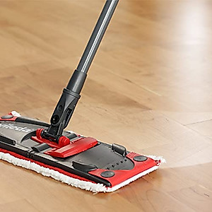 Vileda UltraMax Flat Mop Refill, 1 Count (Pack of 1), White/Red