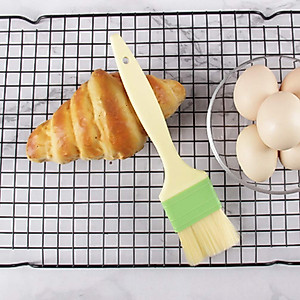 DOITOOL 3pcs Basting Brushes Plastic Pastry Baking Brushes BBQ Sauce Marinade Meat Brushes Glazing Oil Brushes for Bread Cake (Mixed Colors)