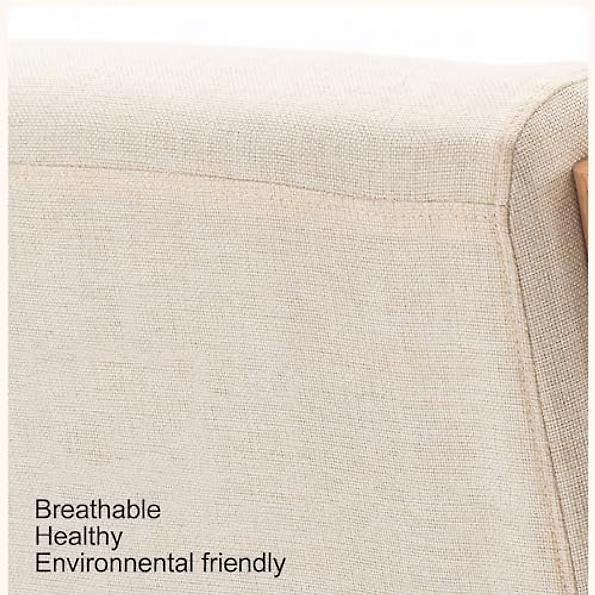 HXFAAFXH Rocking Chair Nursery,Wooden Rocking Chairs,Upholstered Glider Chair with High Backrest Armchair Chair,Modern Rocker Chairs for Living Room Bedroom Offices (Color : Green, Size : 65x78x71cm)