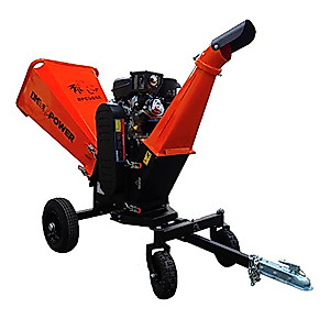 Detail K2 OPC566E 6 in. - 14HP Kinetic Wood Chipper with ELECTRIC Start and AUTO Blade Feed KOHLER CH440 Command PRO Commercial Gas Engine