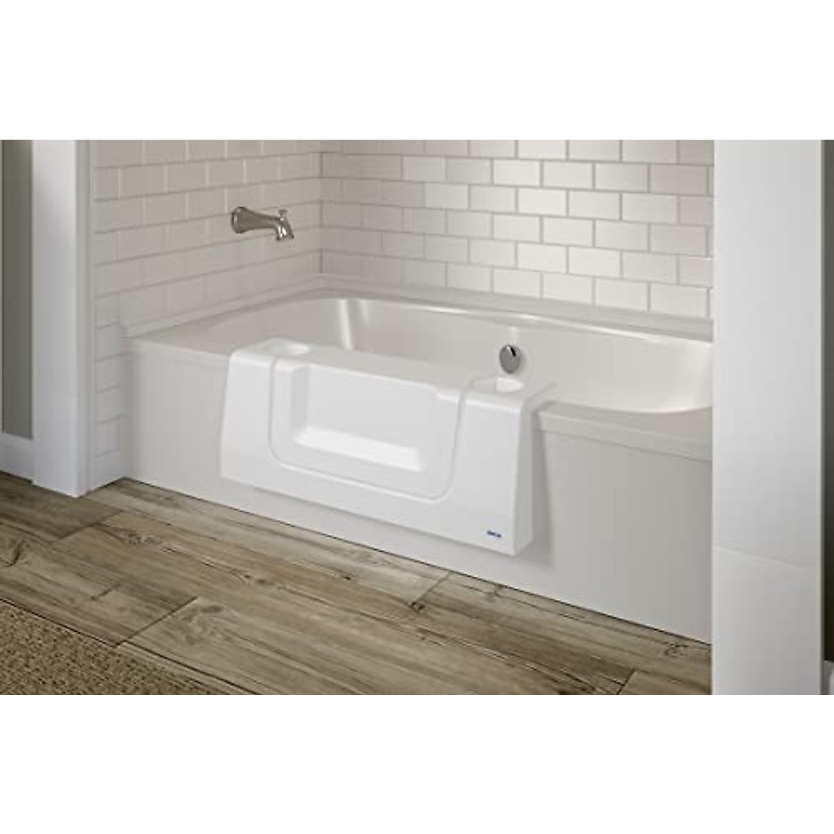 CleanCut Convertible Bathtub Accessibility Kit - Convert Existing Tub to Walk-In Tub (White, Size Large)