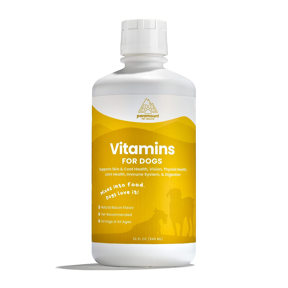 100% Natural Dog Vitamins and Supplements - Liquid Multivitamin for Dogs - Senior Dog Vitamins - Vitamins for Dogs with Probiotics - Usa Made Vitamin for Dogs - Pet Vitamins for Dogs & Dog Supplements