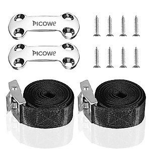 Picowe Cooler Tie Down Kit, Cooler Tie Down Straps, Cam Buckle Lashing Straps for YETI Coolers for RTIC Coolers