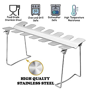 Chicken Leg Wing Rack for Smoker Grill Accessories,Drumstick Holder for Pit Boss Smoking Accessories