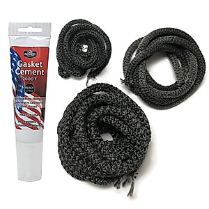 Midwest Hearth 3440 Gasket Kit for Intrepid I,II, Old Defiant*, Resolute, Vigilant Stoves by Vermont Castings (Made in USA)