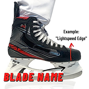 Bladetech Hockey Replacement Skate Blades for CCM Speedblade 4.0 Holder - Mirror Finish