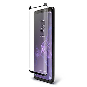 BodyGuardz - Pure Arc Glass Screen Protector for Galaxy S9+, Ultra-thin Tempered Glass Screen Protection for Samsung Galaxy S9+