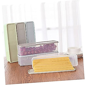 Angoily Containers for Fridge Flour Container Containers for Fridge Airtight Food Containers Food Storage Canisters Food Sealed Container Noodle Container Plastic Storage Containers