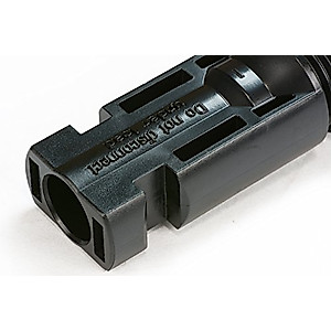 Temco 1 Pair 100 ft Solar Panel Extension Black Connector Male Female 10 AWG Gauge PV Cable Wire