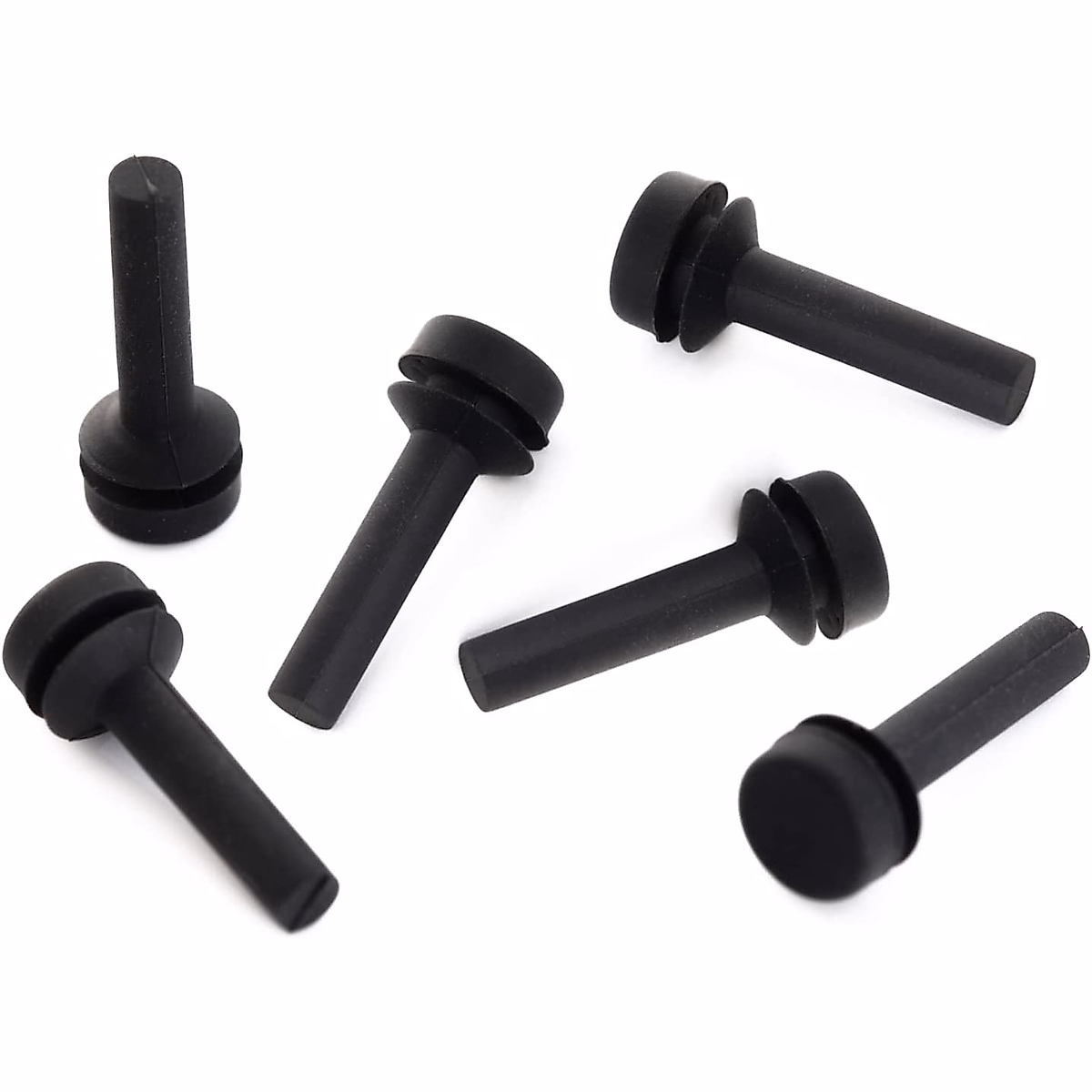 WB02X24790 Grate Rubber Feet Replacement for GE Gas Stove Top Range Burner Grate Foot Rubber Pads Stove Parts Rubber Grate Bumpers Stove Cooktop Grate Foot - 6 Pack