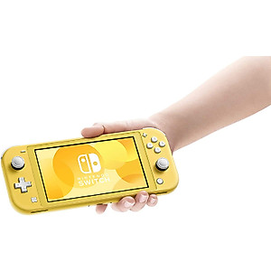 Nintendo 2020 Switch Lite Console Family Christmas Holiday Bundle - Yellow, 5.5" Touchscreen Display, Built-in Plus Control Pad, Speakers, WiFi, Bluetooth 4.1, NexiGo 128GB MicroSD Card Bundle
