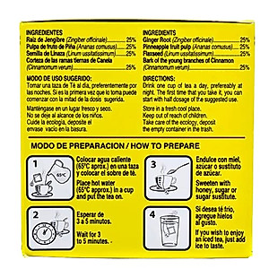 2 Pack Improved Formula Tea CHUPA GRASS & PANZA - Tea Based Ginger, Gotu Kola & Cinammon, Pineapple Jengibre (30 Tea Bags/0.10 oz Each)