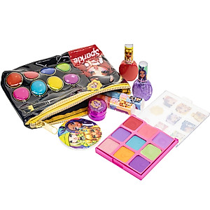 Rainbow High - Townley Girl Cosmetic Makeup with Palette Bag Set Includes Lip Gloss, Nail Polish & Eye Shadow and More! for Kids Girls, Ages 6+ Perfect for Parties, Sleepovers and Makeovers