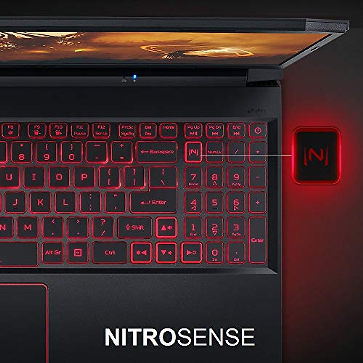Acer Nitro 5 Gaming Laptop, 10th Gen Intel Core i5-10300H,NVIDIA GeForce GTX 1650 Ti, 15.6" Full HD IPS 144Hz Display, 8GB DDR4,256GB NVMe SSD,WiFi 6, DTS X Ultra,Backlit Keyboard,AN515-55-59KS
