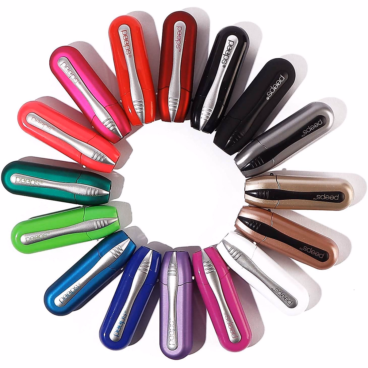 Peeps CarbonKlean Glasses Cleaner - for Eyeglasses, Reading Glasses, and More - Lens Cleaner With Carbon Microfiber Tech - Injected Pink - 1 Count (Pack of 1)