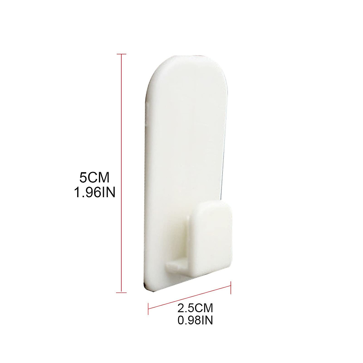 Psdndeww Wall Mount Remote Control Hanger 4 Pcs Self Adhesive Hook Set Holder