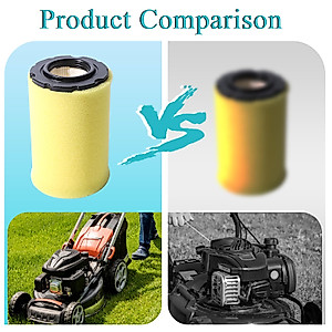 Atunee 3 Pack MIU14395 Air Filter + Pre Filter for John Deere D100 D105 D110 D130 Z225 Z235 Z255 X124 L105 L107 L108 LA135 LA145 E100 E120 E130 Fit GY21435 MIU13038 MIU13963 Lawn Mower Tractor