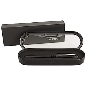 PILOT MR Animal Collection Fountain Pen in Gift Box, Matte Black Barrel with Crocodile Accent, Medium Point Stainless Steel Nib, Refillable Black Ink (91135)