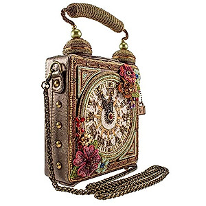 Mary Frances Time of Your Life Top Handle Clock Handbag, Multi