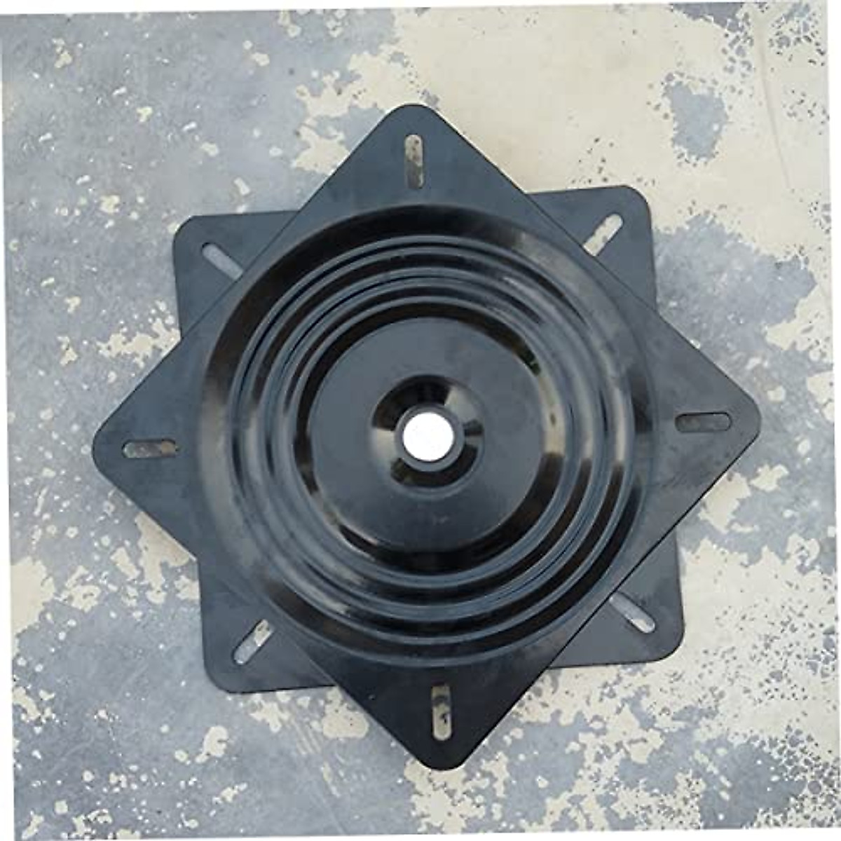 Homoyoyo Table Turntable Camping Hammock Stool Swivel Plate Ball Bearing Boat Seat Pedestals Furniture Bar Stool Seat Replacement Cold Rolled Steel to Rotate Mount Swivel Chair