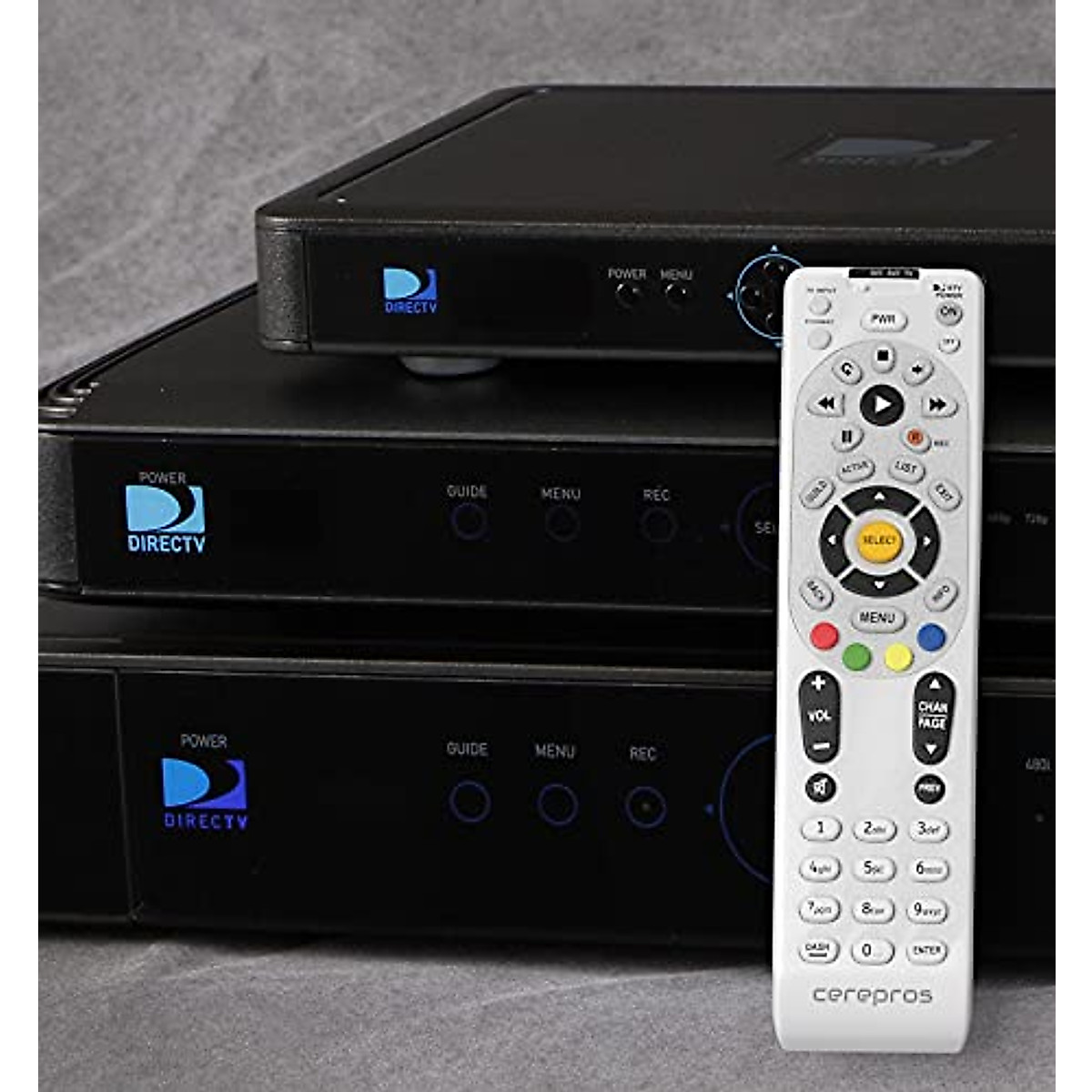 Cerepros RC64 Replacement Remote Control for DirecTV Satellite Cable TV DTV RC65 RC66RX D11 D12 H20 H23 Compatible Receiver